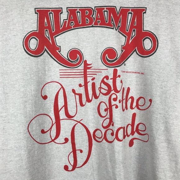 Vintage | Tops | Vintage 989 Alabama Band Tour Tshirt | Poshmark